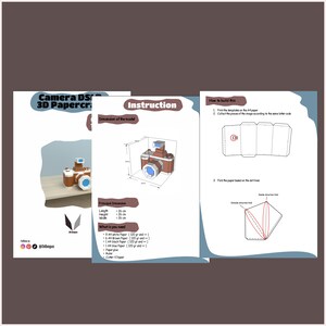 Camera Bundle Pack 3D Papercraft | DIY Paper Sculpture | Paper Model ...