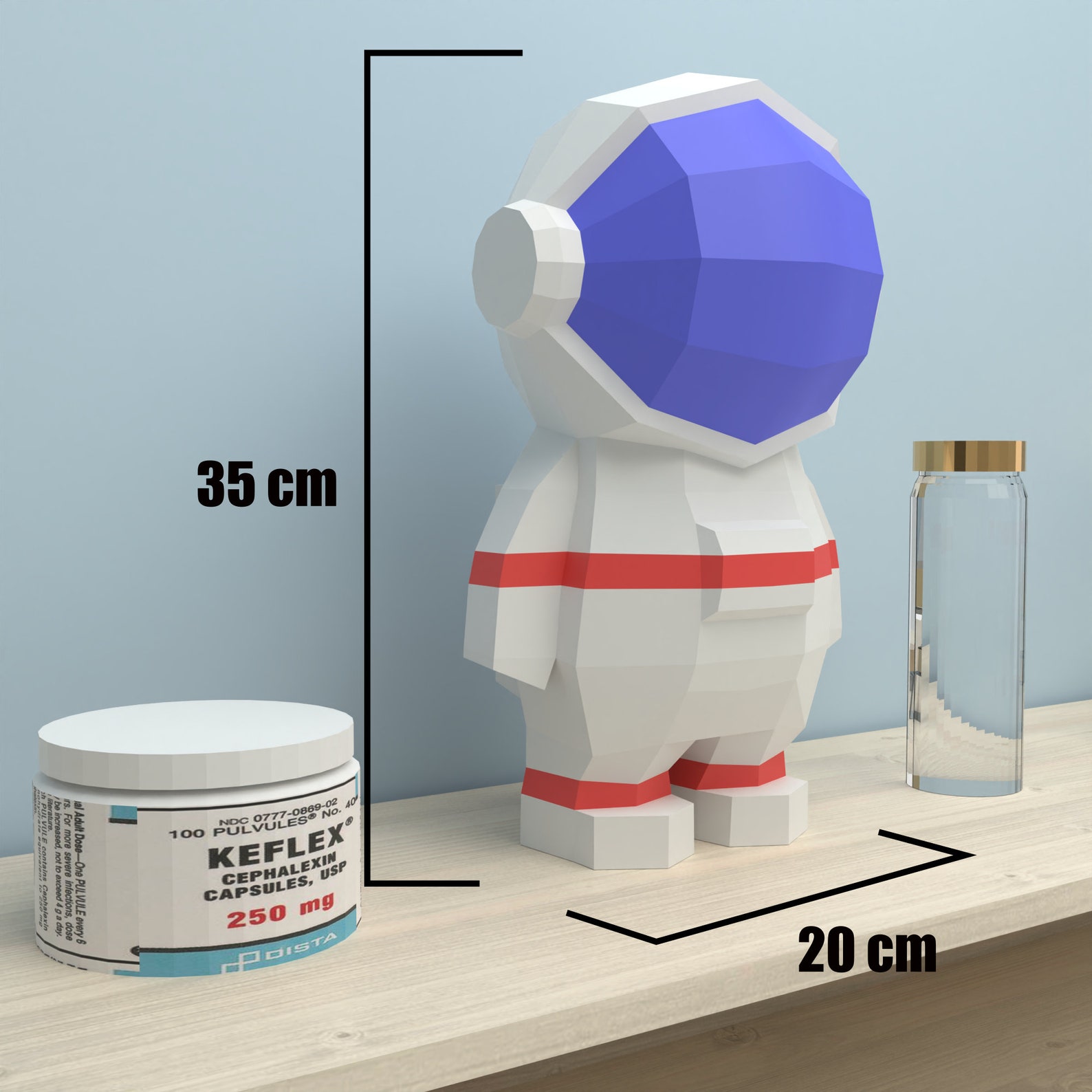 Astronaut Kid 3D Papercraft DIY Paper Sculpture Paper - Etsy