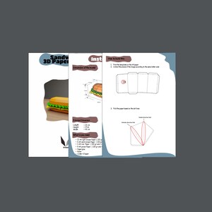 Junk Food Pack 3D Papercraft | DIY Paper Sculpture | Paper Model ...