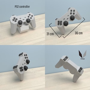 DIY Game Controller Bundle Papercraft: Low Poly Paper Model (PDF ...