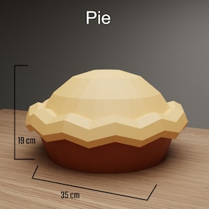 Dessert Food Pack 3D Papercraft | DIY Paper Sculpture | Paper Model ...