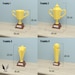 Trophy Bundle 3D Papercraft DIY Paper Sculpture Paper Model Pattern Low ...
