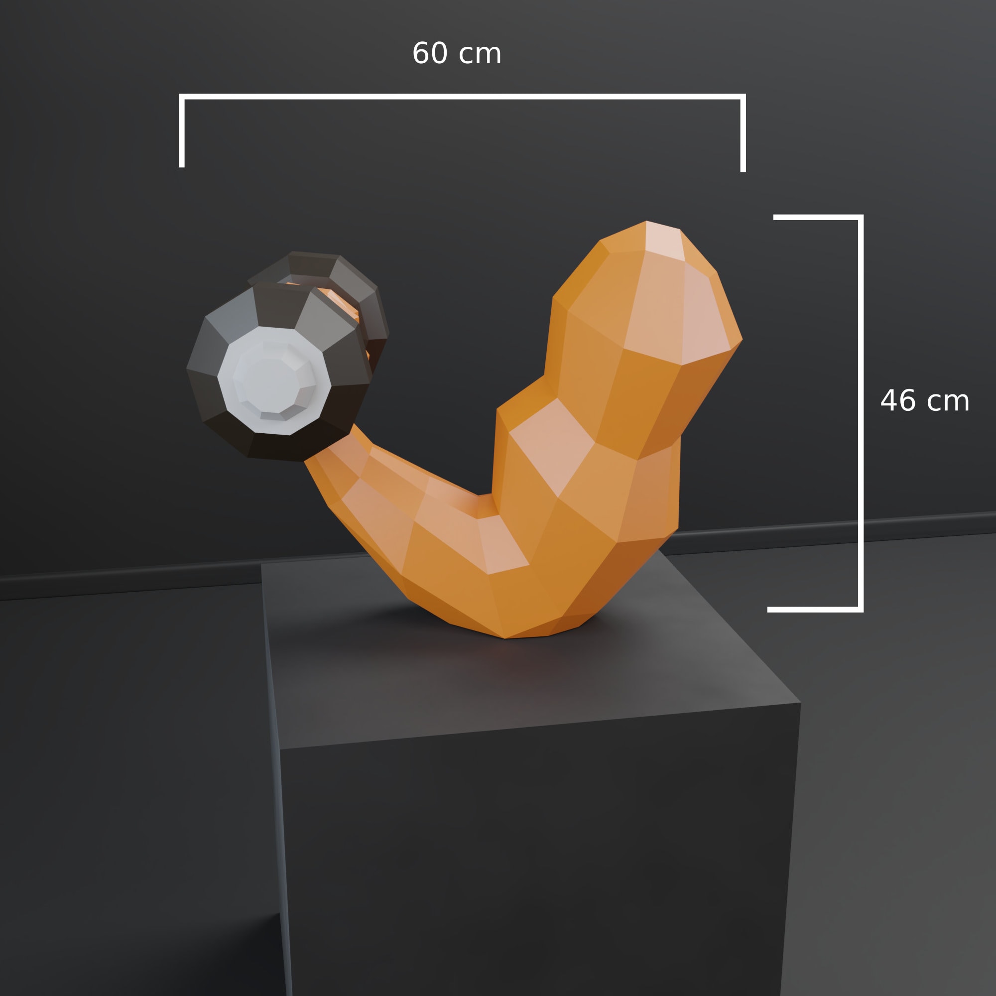 Muscular Hand 3D Papercraft DIY Paper Sculpture Paper - Etsy Canada