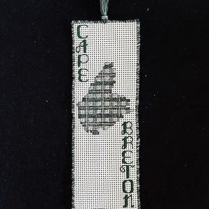 Handmade Cross-stitched Cape Breton Outline W/ Plaid Design - Etsy
