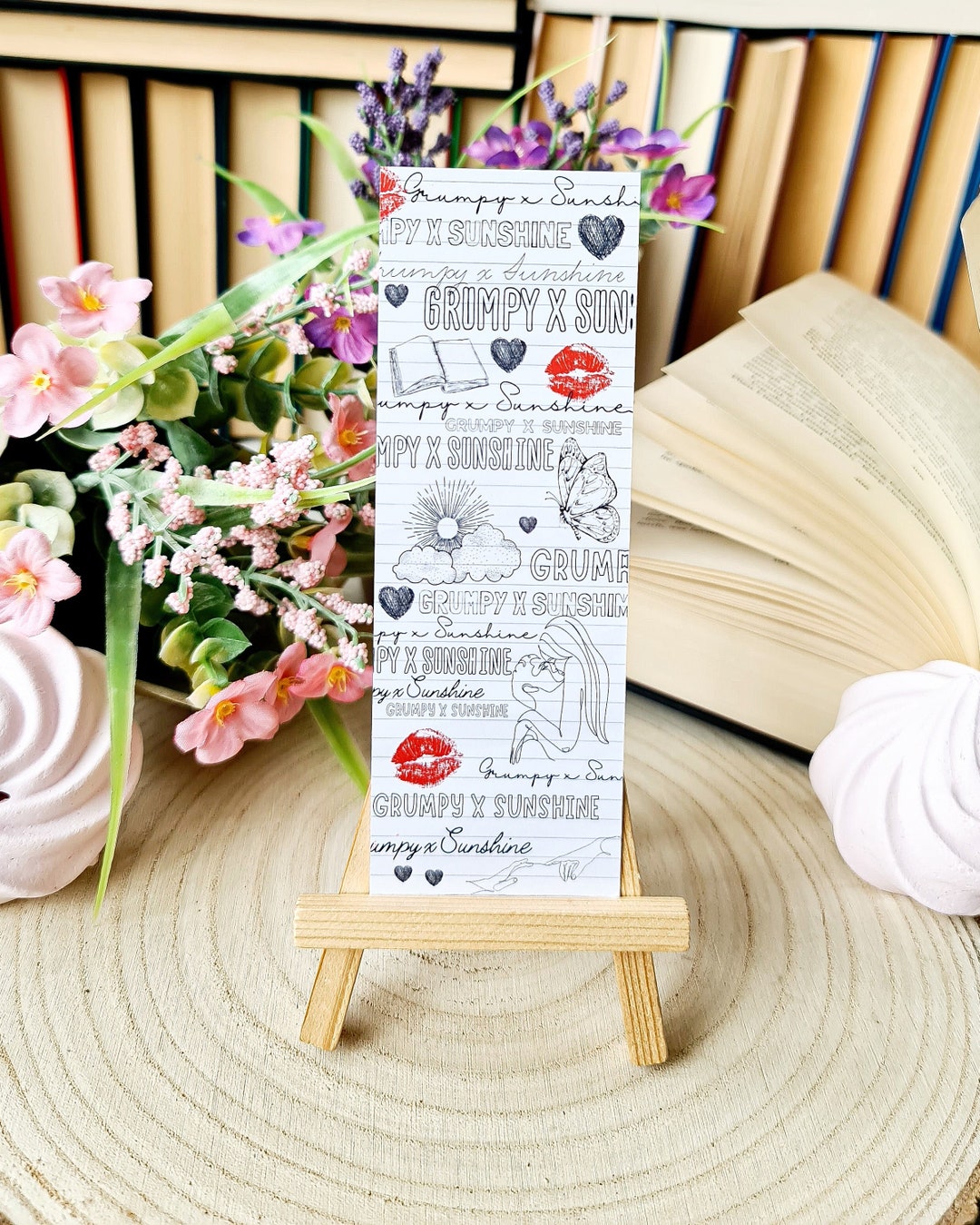 Grumpy Sunshine Trope Bookmark Romance Bookmark Book - Etsy