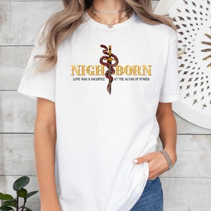 Nightborn the Serpent and the Wings of Night T-shirt Crew Neck T-shirt ...