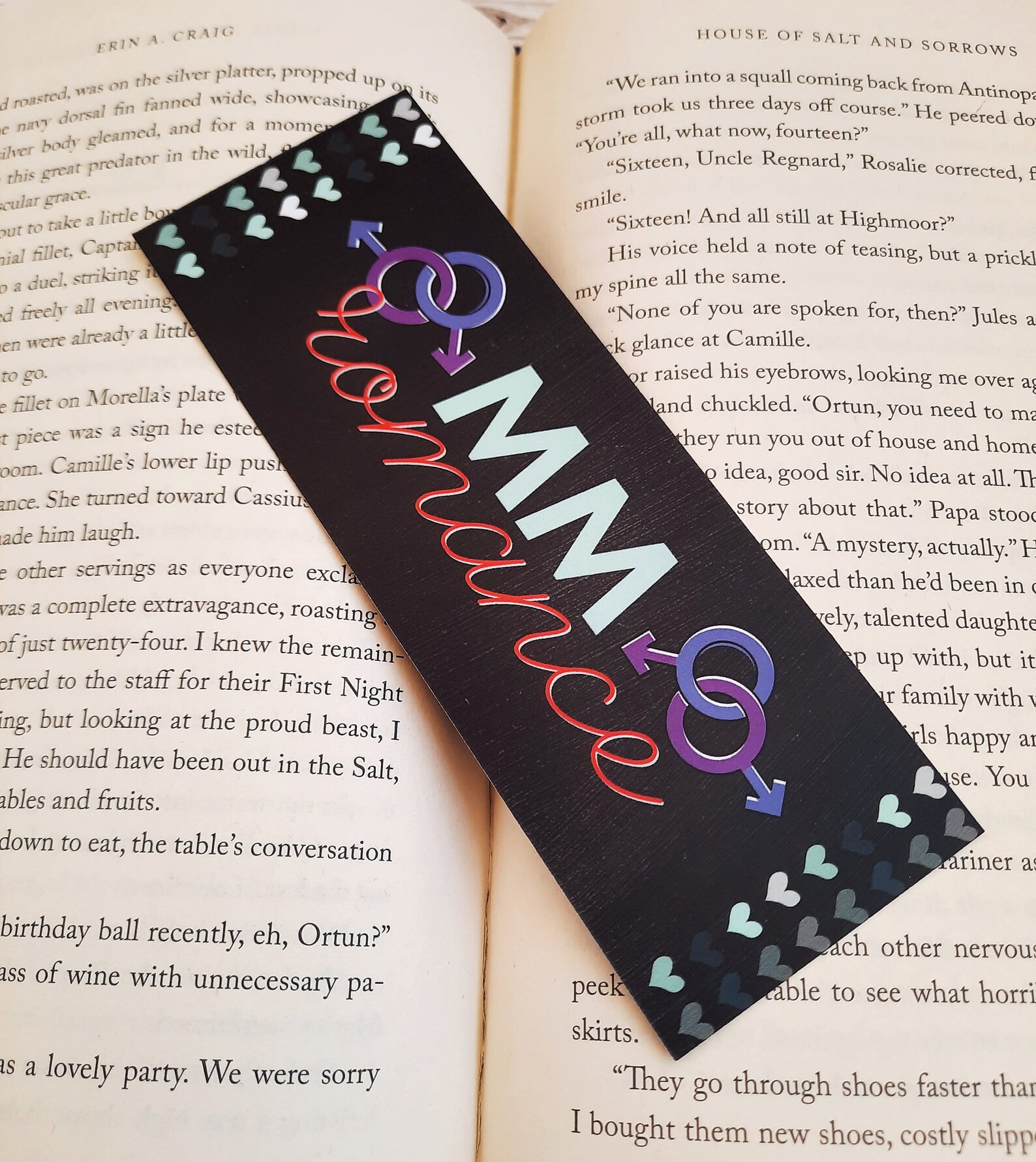 MM Romance Bookmark Bibliophile Bookmark Book Lover Gift - Etsy