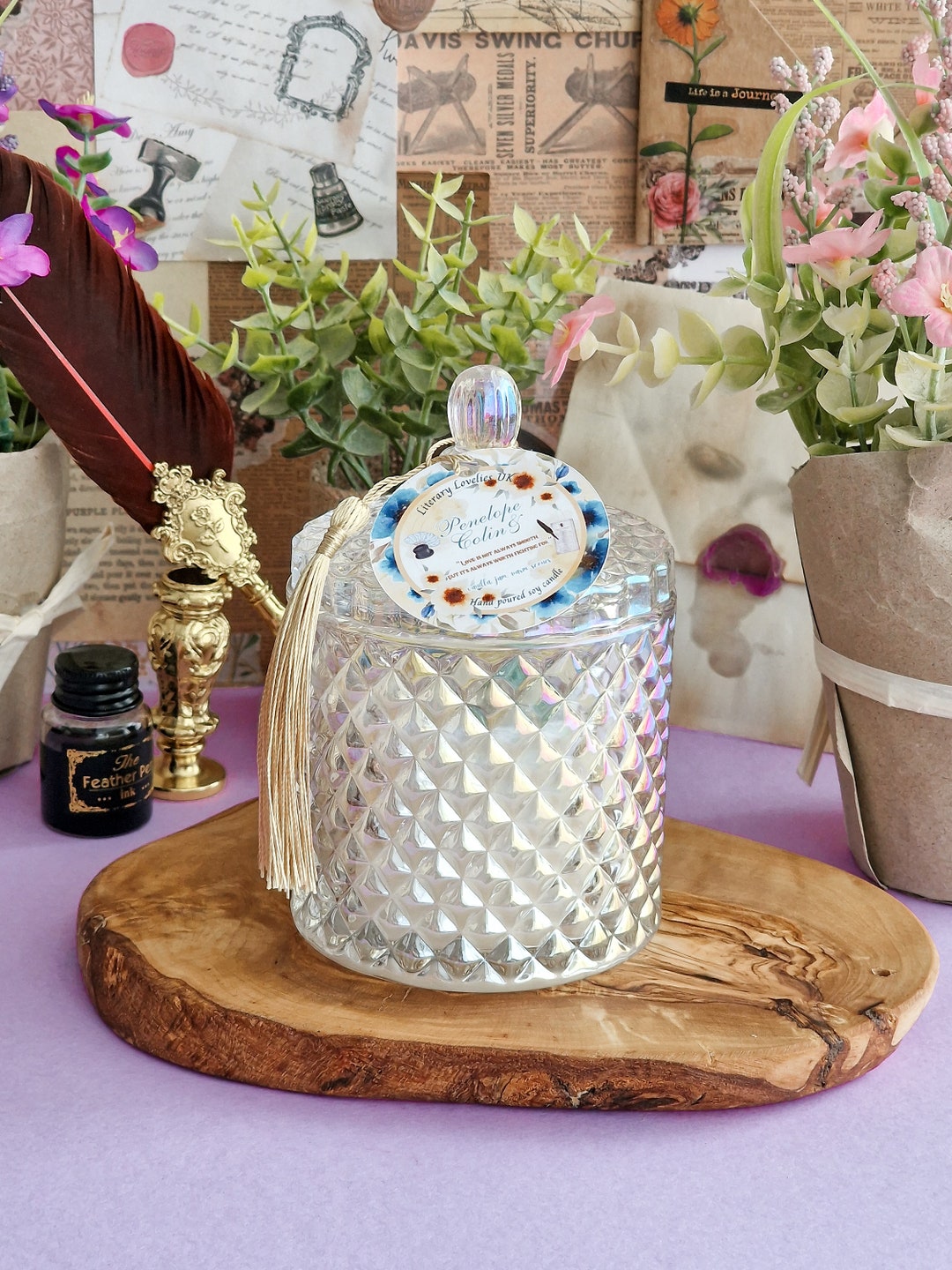 Regency Romance Candle, Polin Inspired Candle, Historical Romance, Book ...