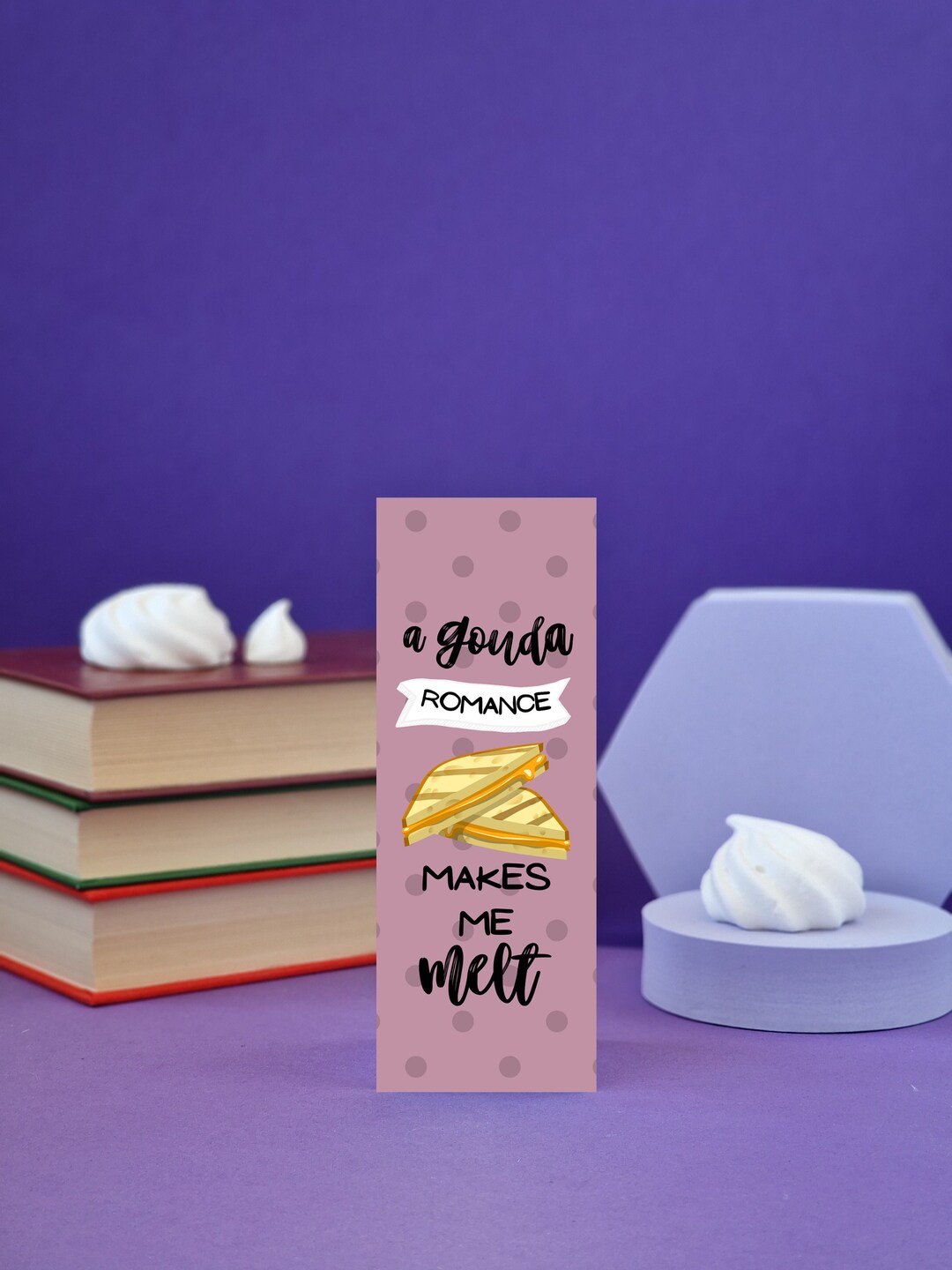 A Gouda Romance Bookmark Cheese Bookmark Book Lover Gift Romance Reader ...