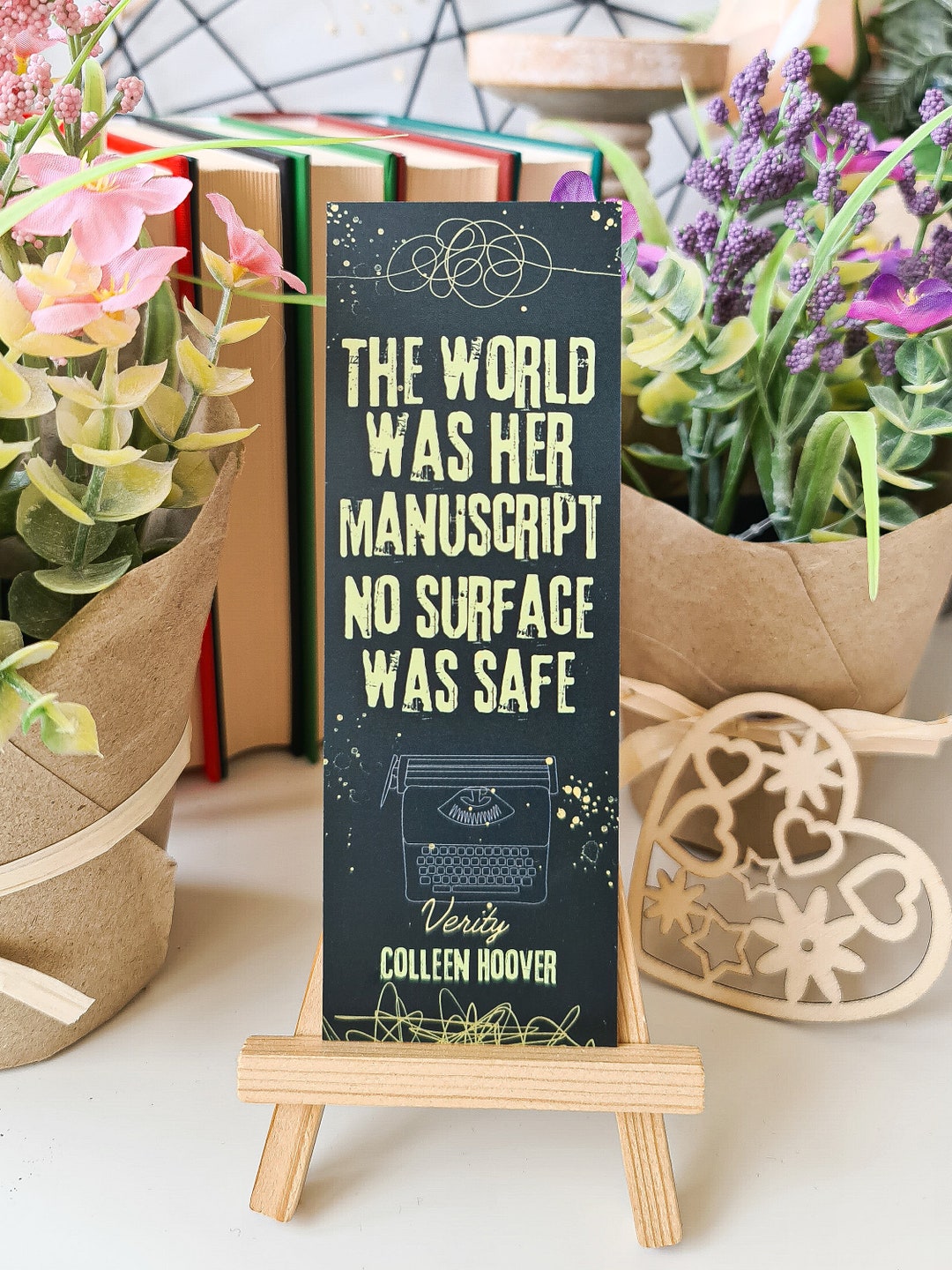 The World Was Her Manuscript Verity Inspired Bookmark Bibliophile ...