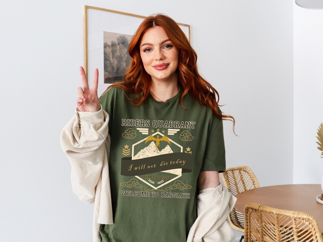 Riders Quadrant Fourth Wing Crew Neck T-shirt Bookish T-shirt ...