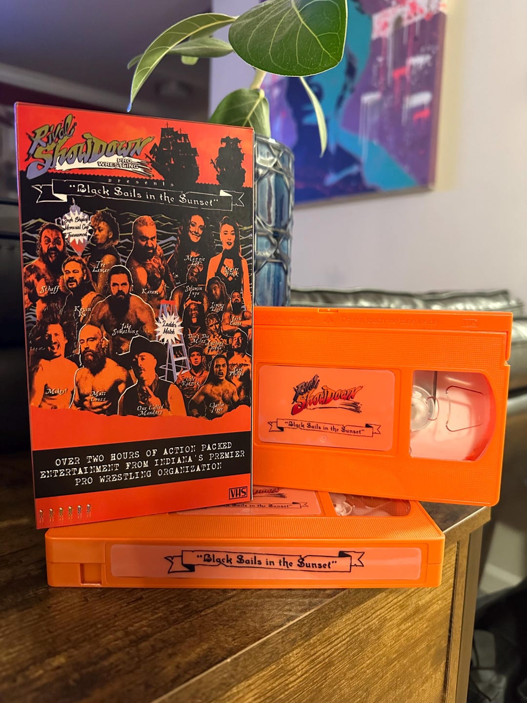 Rival Showdown Pro Wrestling: Black Sails in the Sunset VHS Limited ...