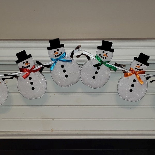 Snowman Banner - Etsy
