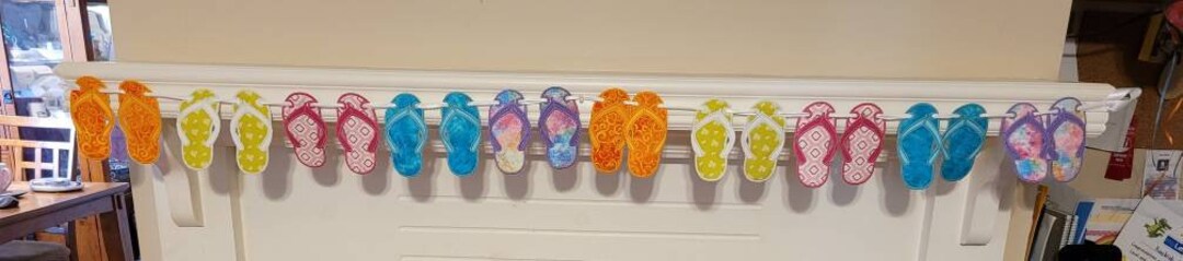 Flip Flop Banner Summer Garland - Etsy