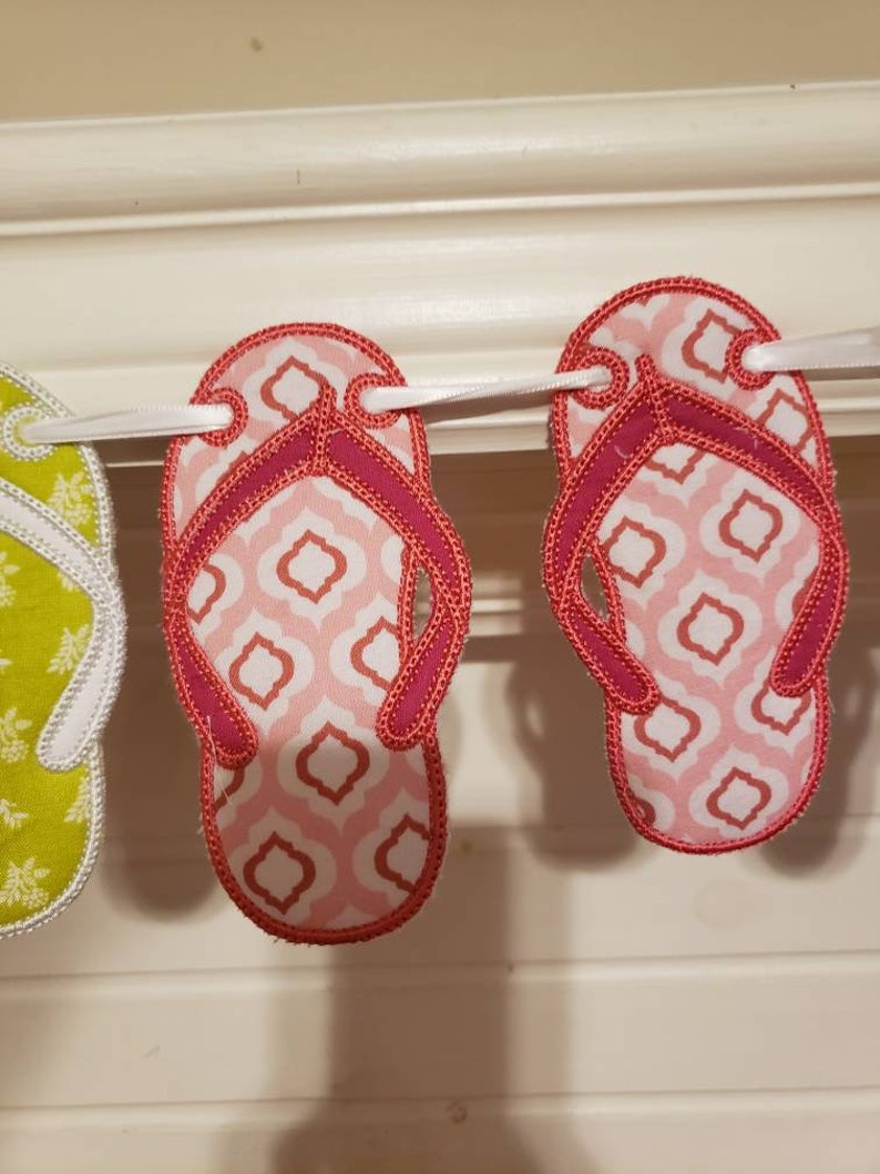 Flip Flop Banner Summer Garland - Etsy