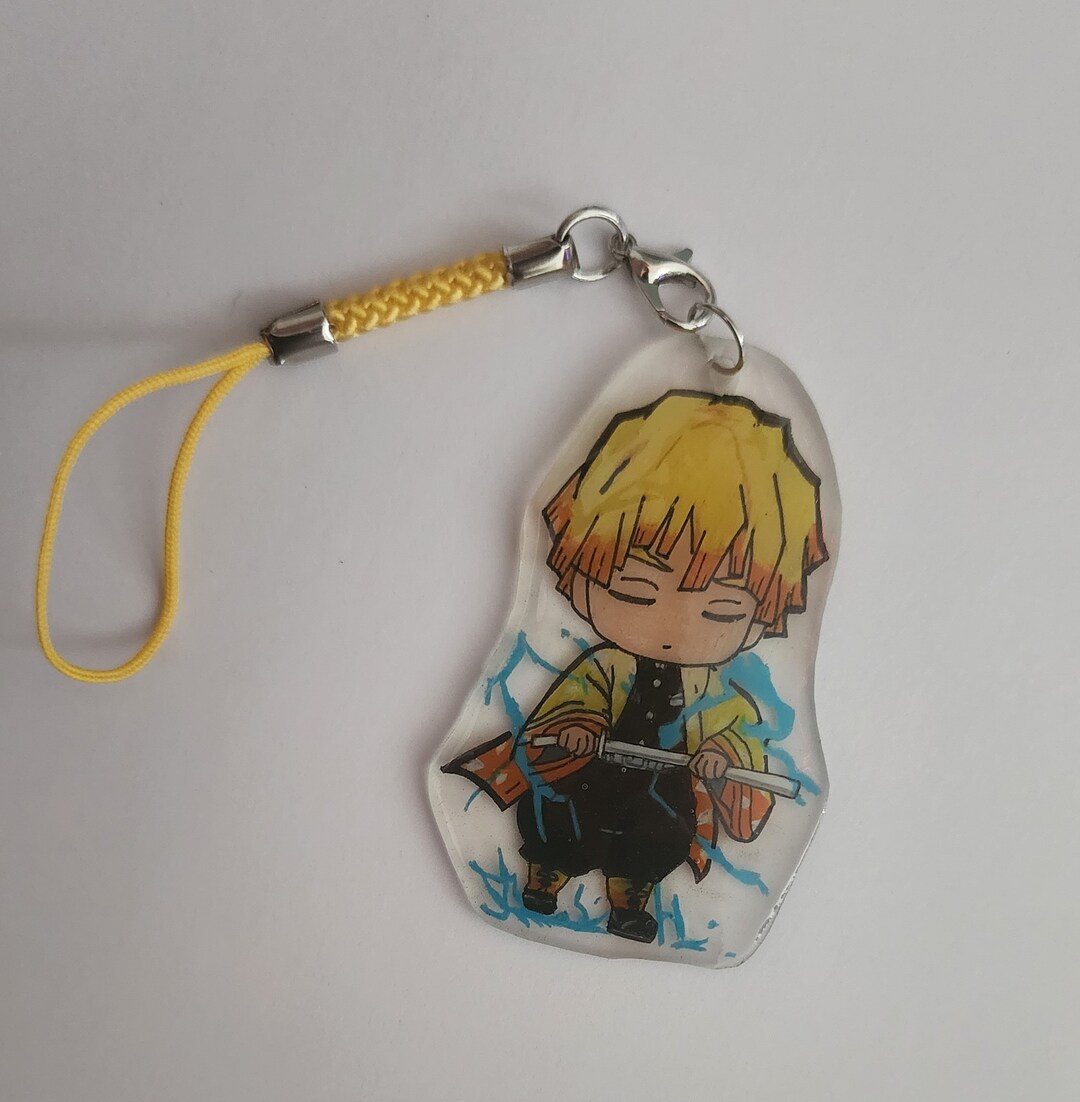 Zenitsu Keychain - Etsy
