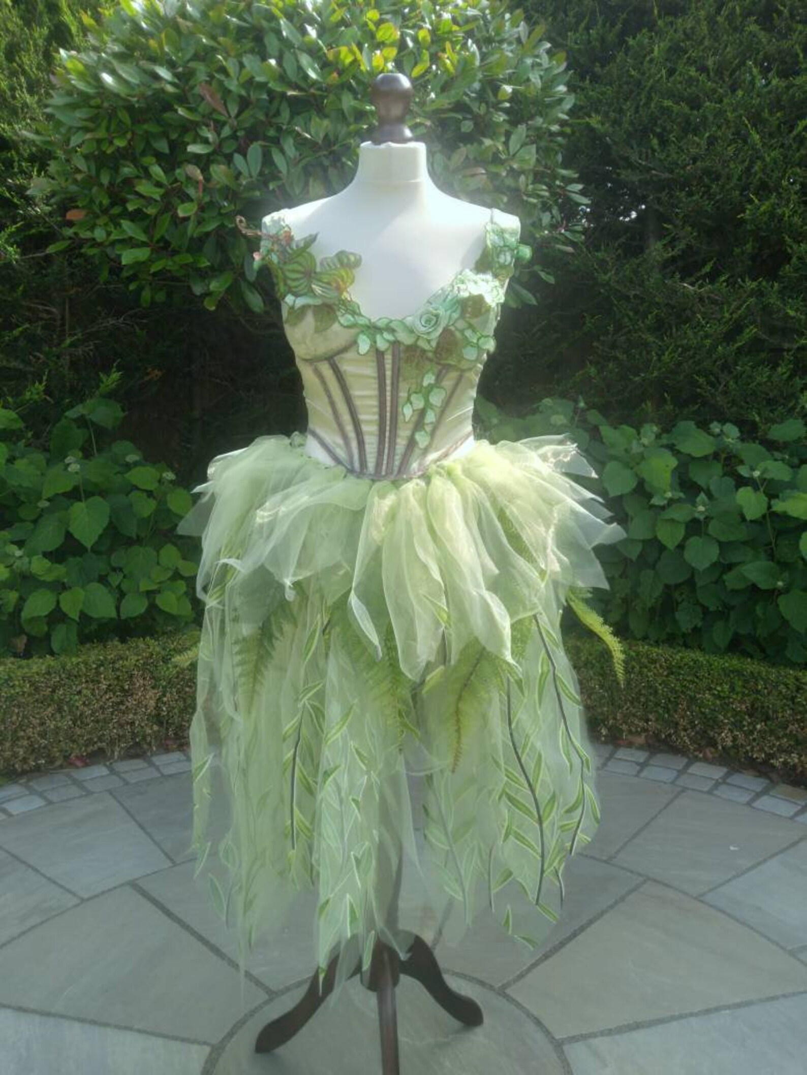 Forest Pixie Set Made to Order Costume Dress. Handmade Satin | Etsy