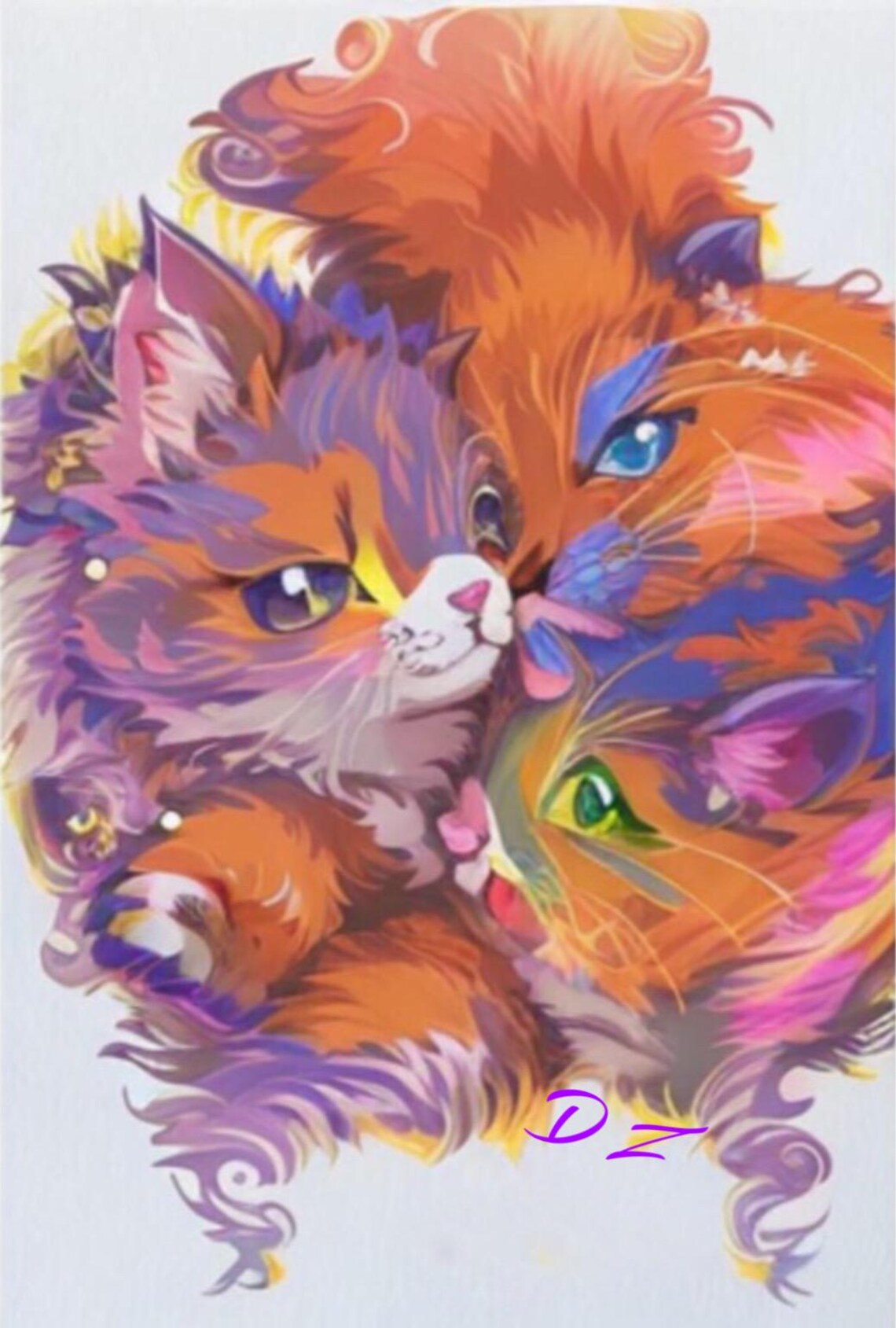 Cats, Prints, Paintings - Etsy