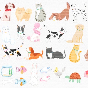 Pet Clipart Set - Etsy