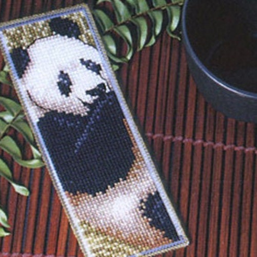 Panda Bear Bookmark Cross Stitch Pattern Instant Digital PDF - Etsy