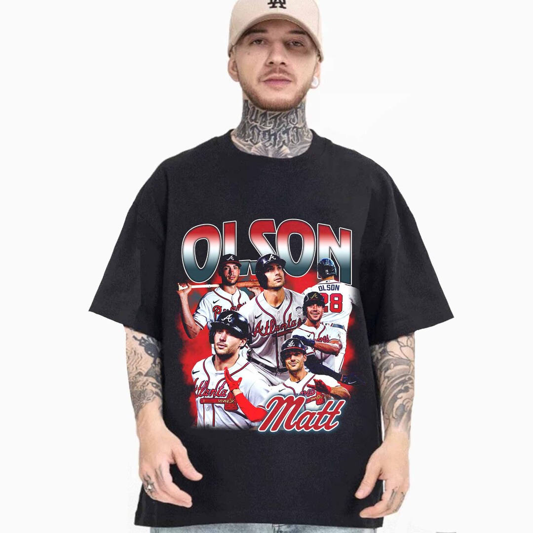 Retromatt Olson Png, Matt Olson Gift Png, Vintage 90s Matt Olson Png ...