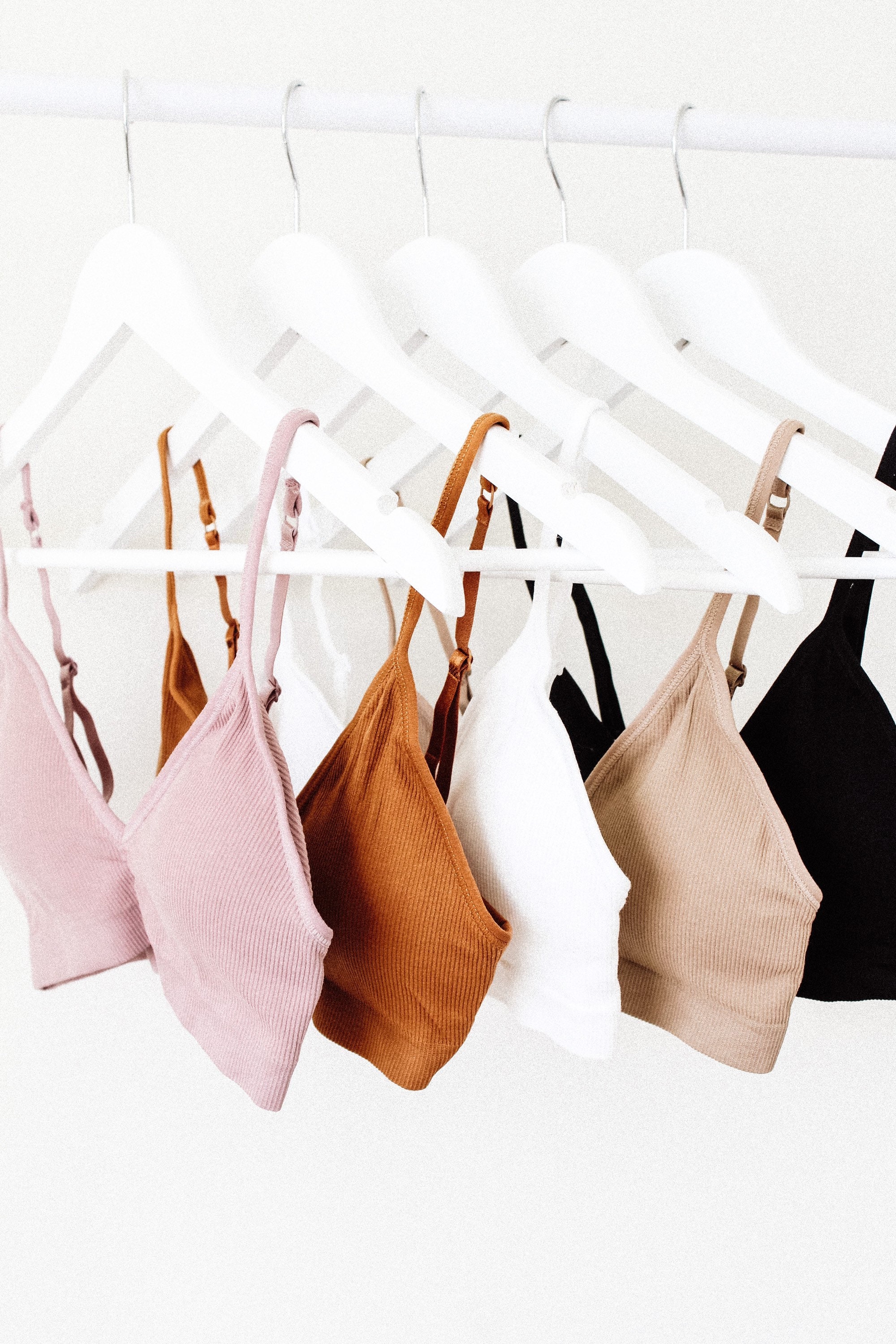 Buy 2 Get 1 Free Bralette Triangle Padded Ribbed Bralette - Etsy