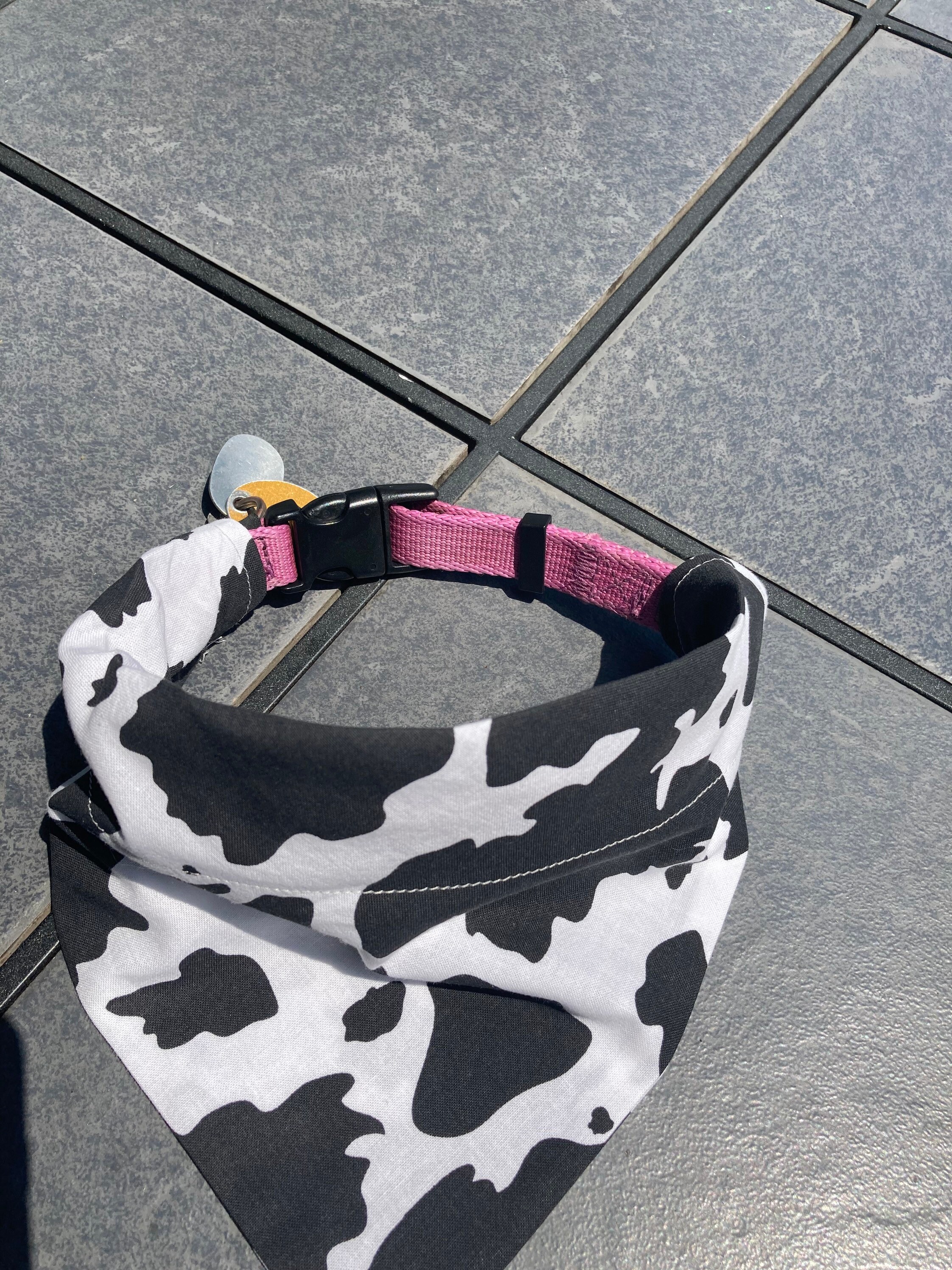 Cow Print Bandana - Etsy