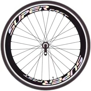 Road Bike Wheelset Carbon Rim Decal Bicycle Wheel Creative Decoration ...
