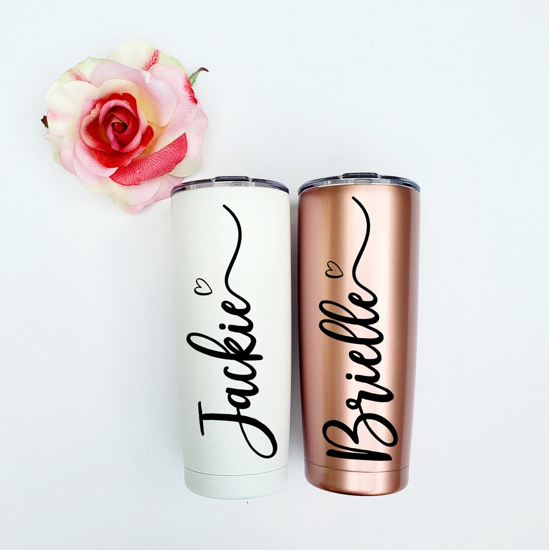 Personalized Water Bottle Bridesmaid Gifts Idea Hot Cold Insulated ...
