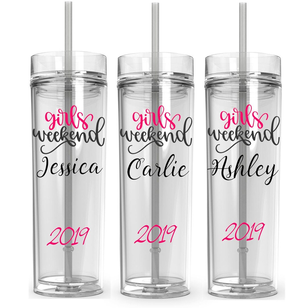 Girls Weekend, Girls Getaway, Customizable Tumblers, Personalized ...
