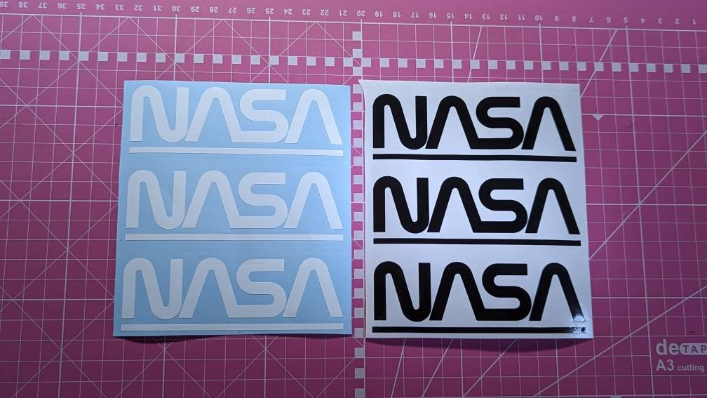 6X NASA Vinyl Sticker Decal, NASA Stickers, Nasa Decals X6 - Etsy