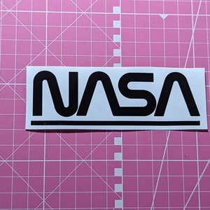 6X NASA Vinyl Sticker Decal, NASA Stickers, Nasa Decals X6 - Etsy