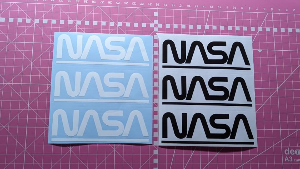 6X NASA Vinyl Sticker Decal, NASA Stickers, Nasa Decals X6 - Etsy