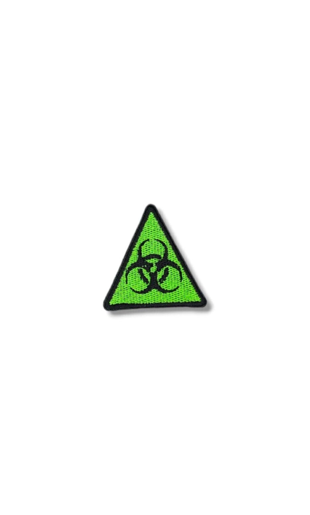 Biohazard Warning Sign Embroidered Patch Iron on Options Embroidery ...