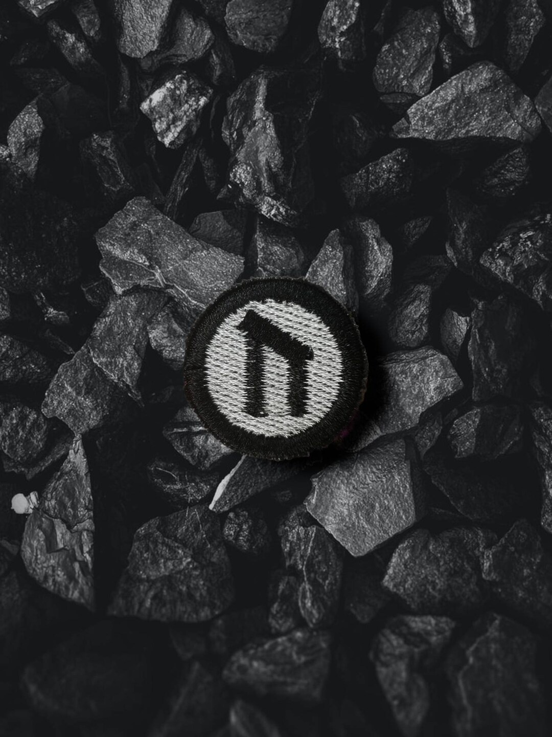 Uruz Rune Embroidered Patch Iron on Options Embroidery Patches Handmade ...