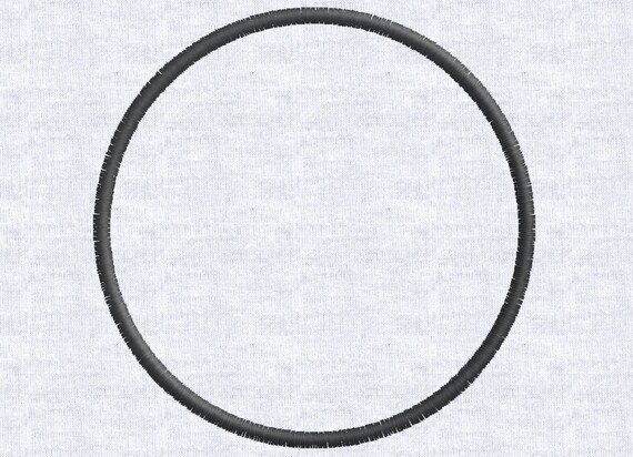 Circle Applique Embroidery Design Embroidery Machine File - Etsy