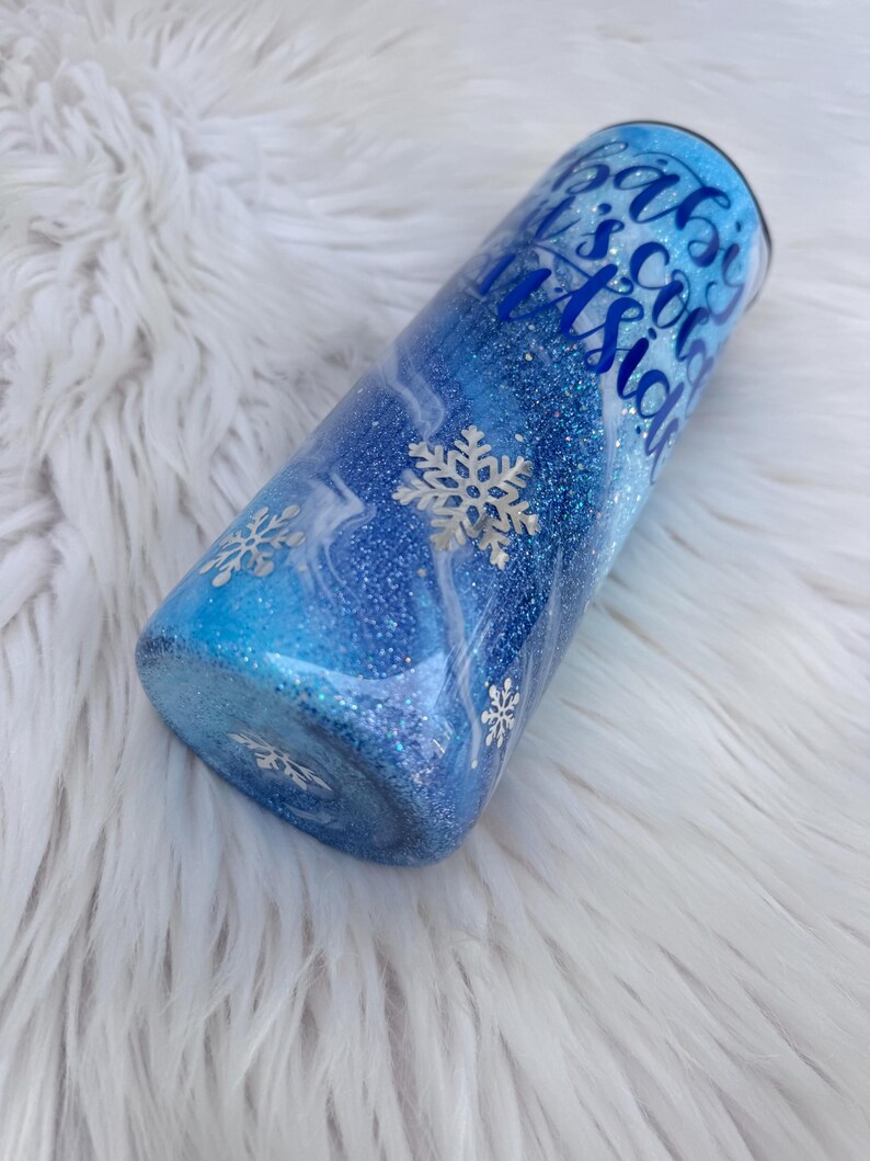 RTS ~ Ready to Ship ~ Baby It’s Cold Outside ~ Glitter Tumbler ...