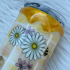 RTS Ready to Ship Glitter Tumbler Sweet Like Honey Stings Like a Bee Bees Epoxy Stainless Steel ...