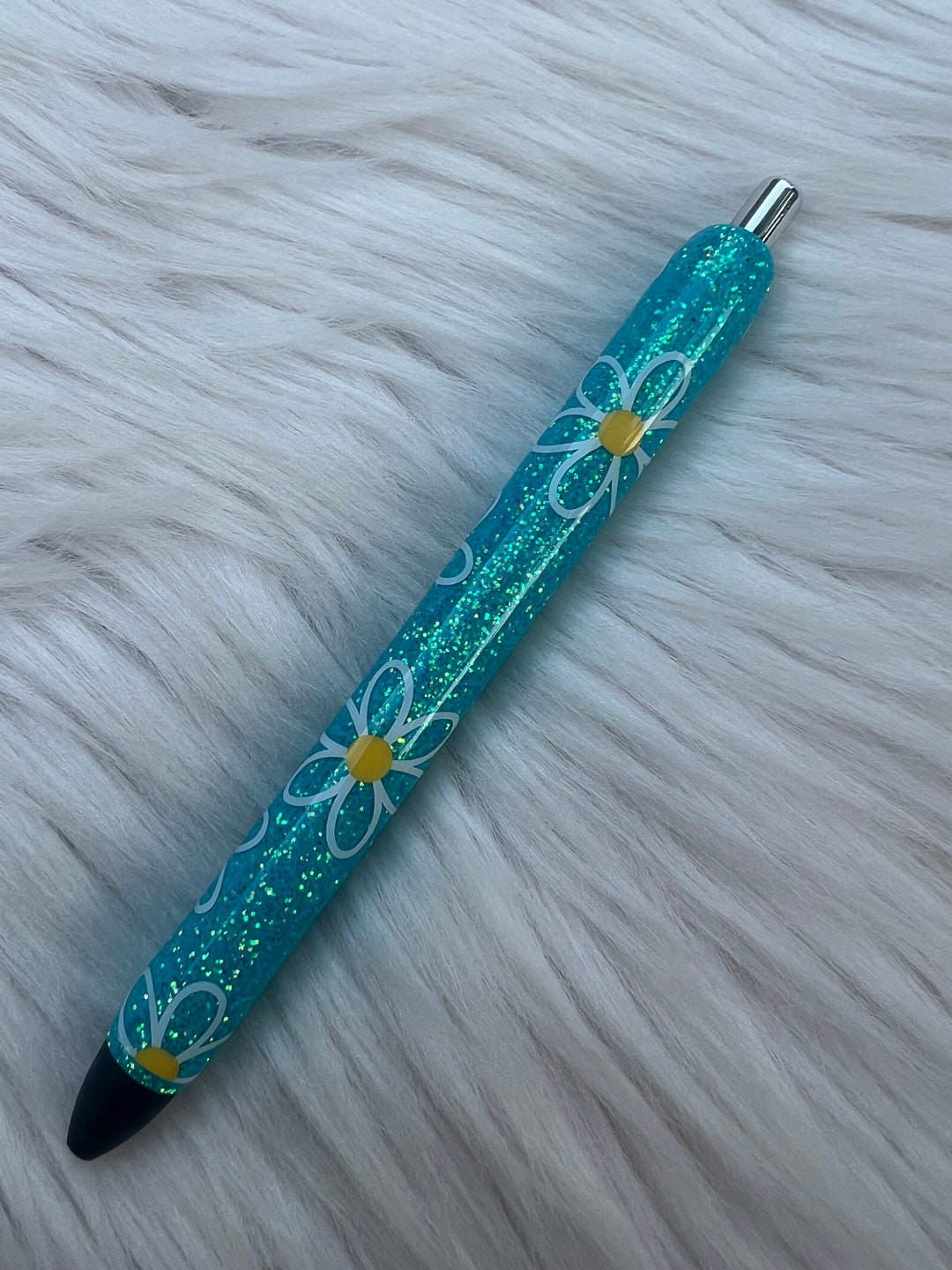 RTS ~ Ready to Ship ~ Glitter Pen ~ Ink Joy Pen ~ Teal ~ Spring ~ Daisy ...