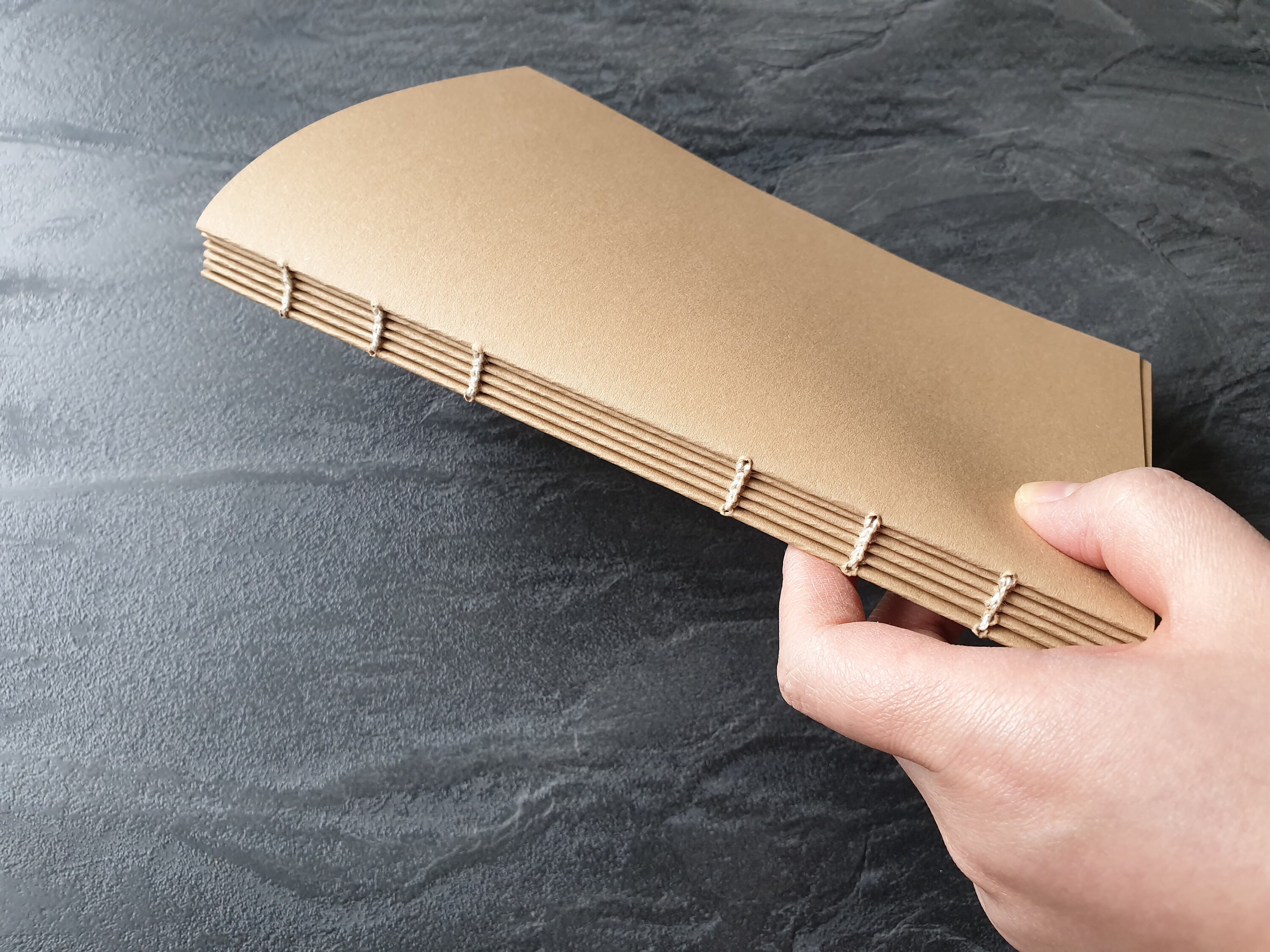 Ecofriendly Handmade Booklet 100% Recycled Kraft Paper DIN - Etsy