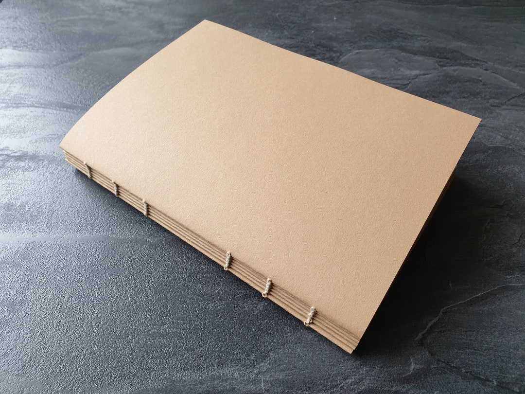 Ecofriendly Handmade Booklet 100% Recycled Kraft Paper DIN - Etsy