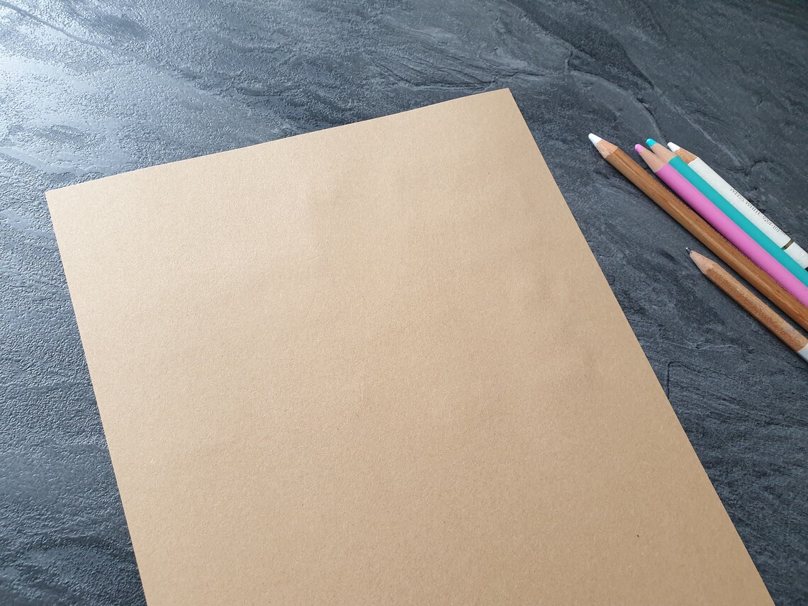 Ecofriendly Handmade Booklet 100% Recycled Kraft Paper DIN - Etsy