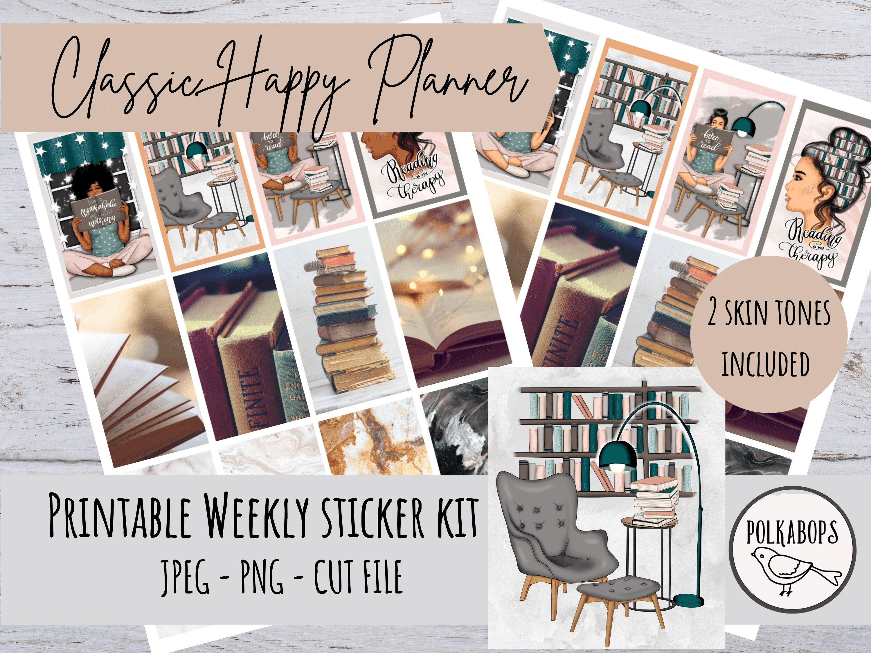 Classic Happy Planner Weekly Kit // Vertical Planner Stickers - Etsy