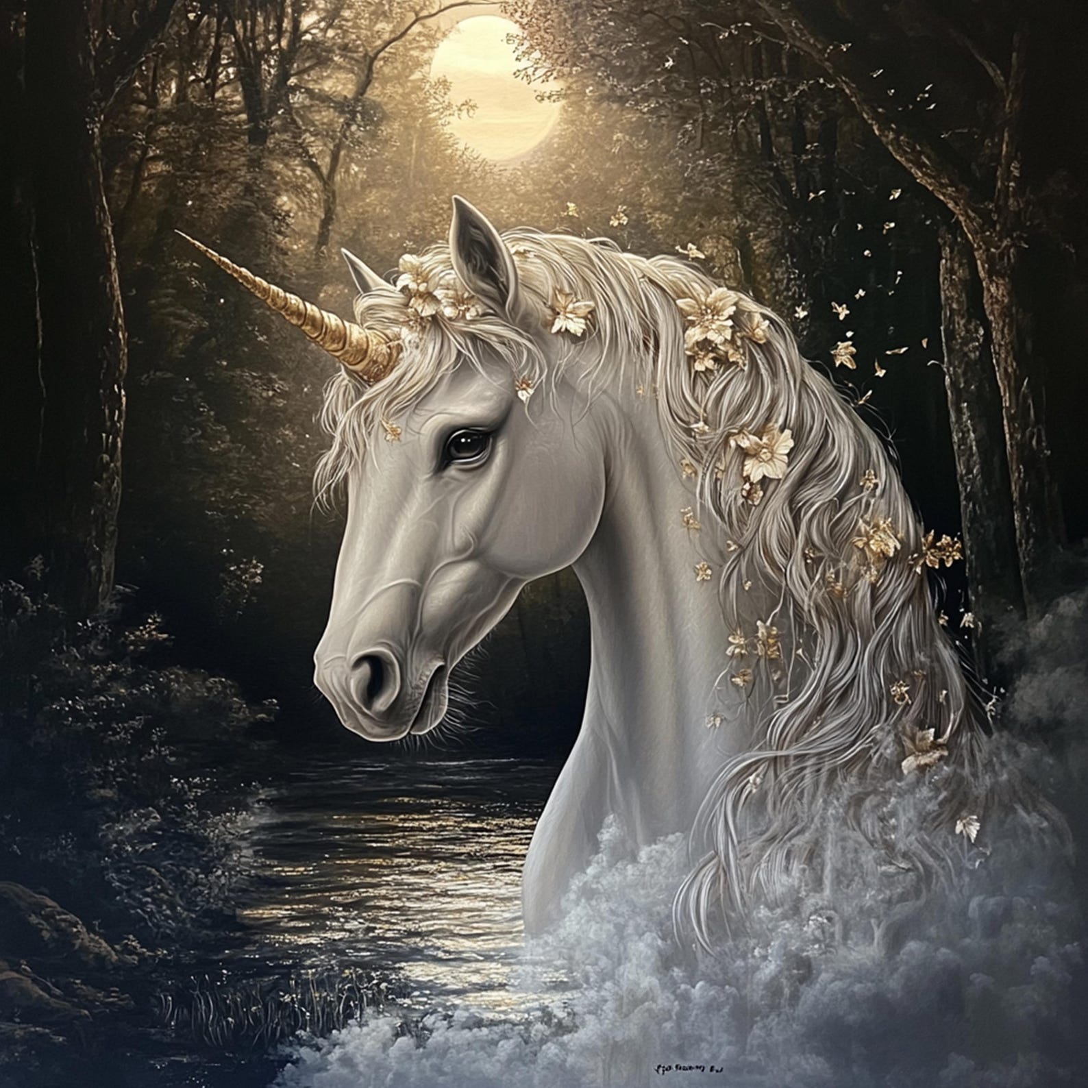 Unicorn Svg Image, Ethereal, Fantasy Lovers, Mystical Unicorns ...