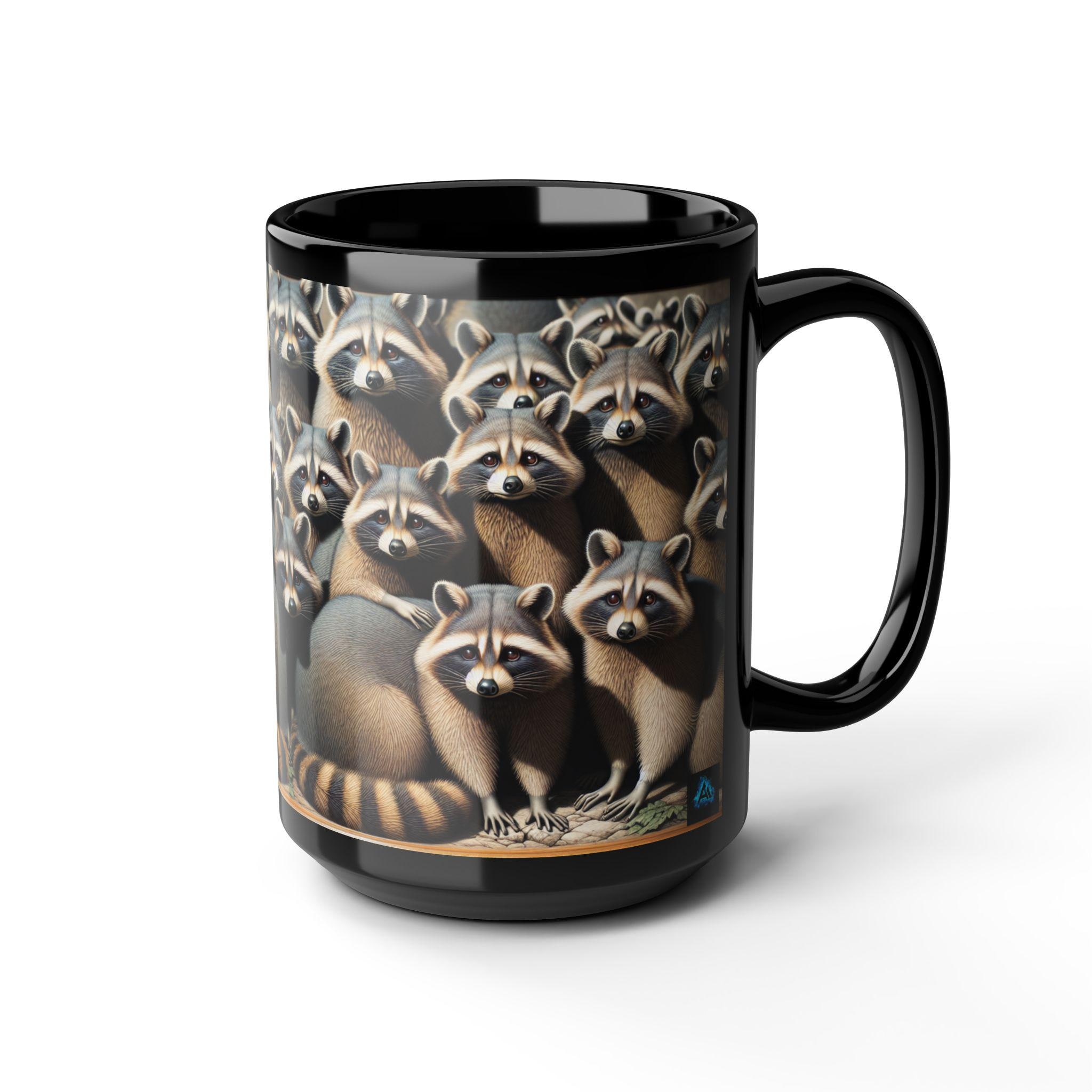 Raccoons 15 Oz. Mug, Cute Animal Coffee Cup, Nature Lover Gift, Funny ...