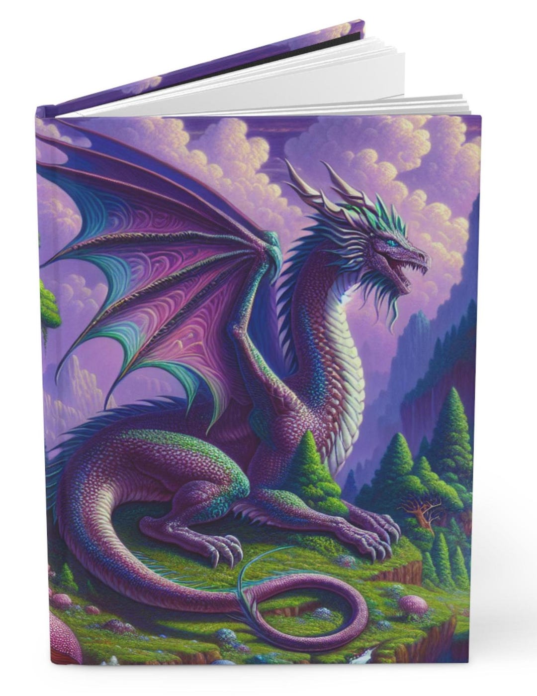 Personalized Dragon Notebook, Dragon Lover Gift, Custom Dragon Notebook ...