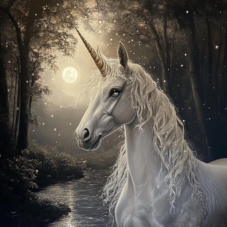 Unicorn Svg Image, Ethereal, Fantasy Lovers, Mystical Unicorns ...