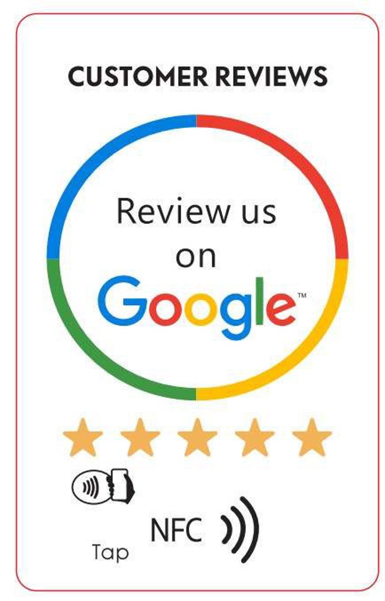 Google NFC Review Card - Etsy
