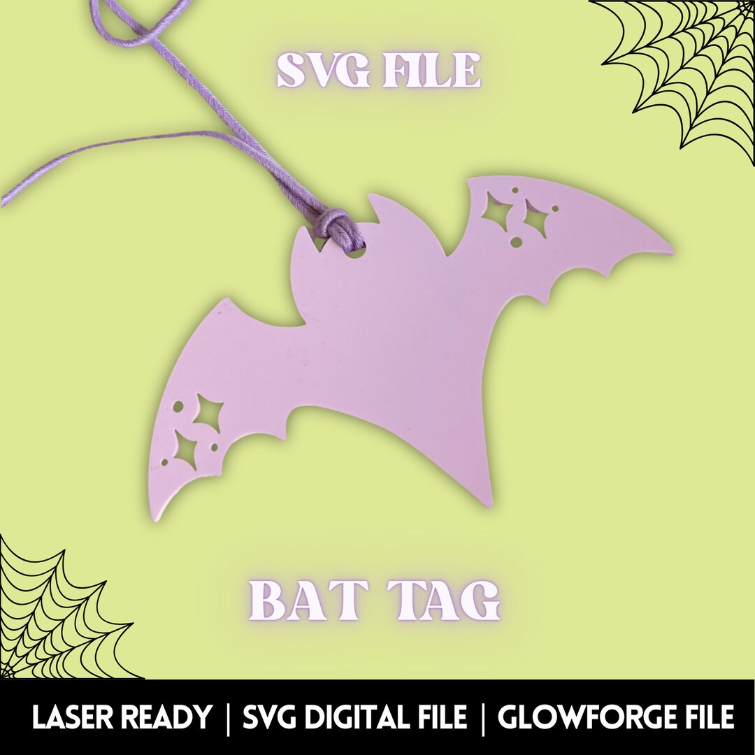 Bat Halloween Tag SVG Digital Download, Boo Basket Tag, Spooky Basket ...