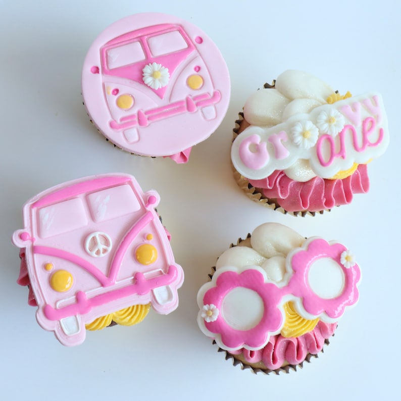 Groovy STL FILES | Fondant Stamps | Mini Groovy Cookie Cutters | One ...